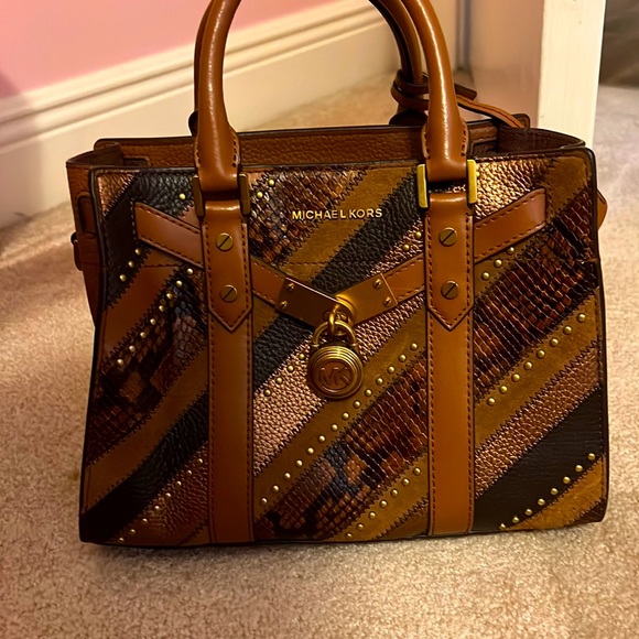 Michael Kors | Bags | Michael Kors Snake Print Purse | Poshmark